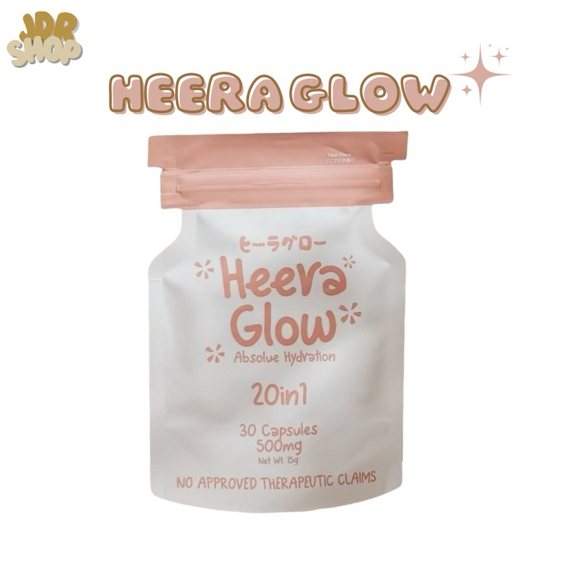 HEERA GLOW Absolue Hydration Collagen Glutation Capsules 20in1 30 ...
