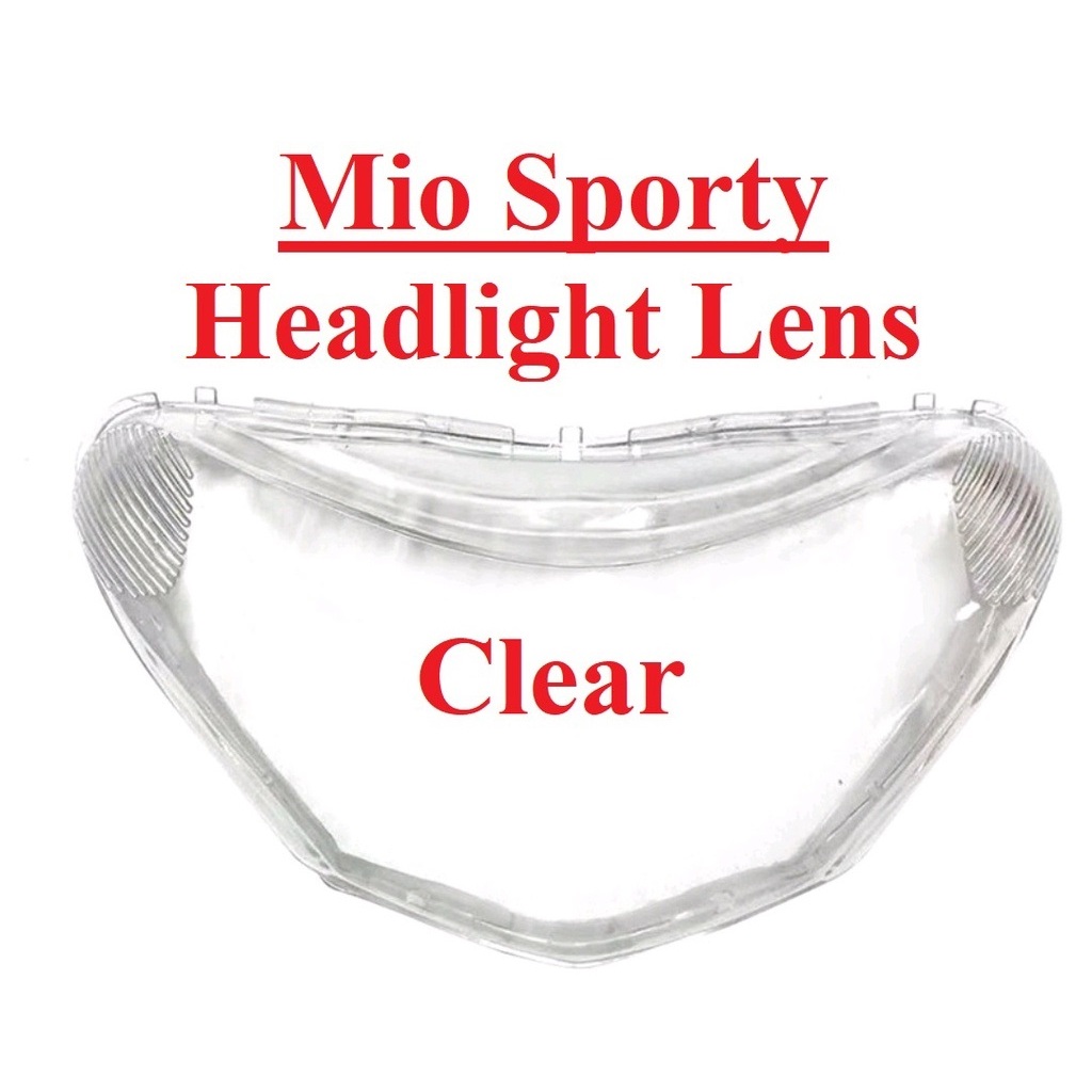 {COD} Headlight Lens - Mio Sporty (Clear) | Shopee Philippines
