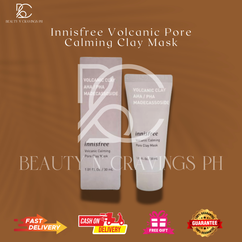 Innisfree Volcanic Pore Calming Clay Mask 30ml | Shopee Philippines