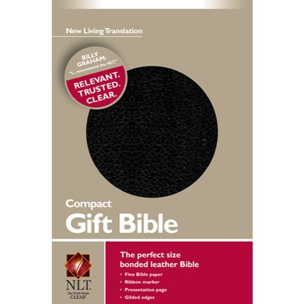 NLT Compact Gift Bible-Bonded Leather, Black | Shopee Philippines