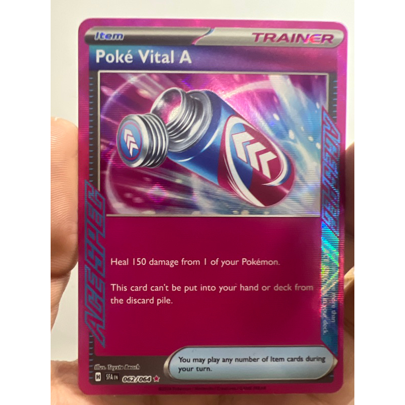 Poke-Vital A - 062/064 - Ace Rare Shrouded Fable Pokemon TCG | Shopee ...
