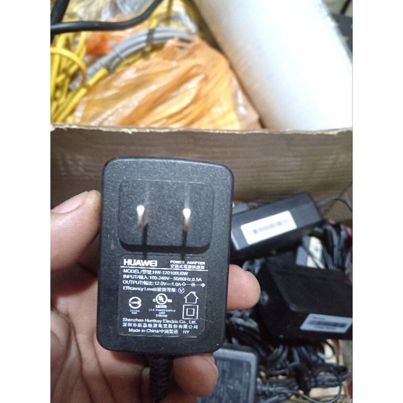 ORIGINAL HUAWEI ADAPTOR 12V 1AMP FOR MODEM, ROUTER WIFI,CCTV USE ...
