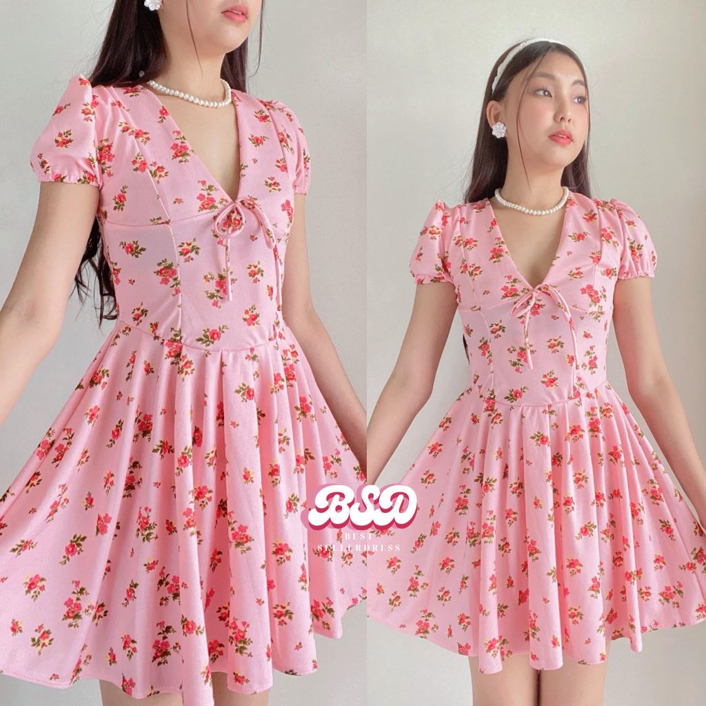 BSD Best Seller Dress (XS-XXL) Winona Puff Sleeve Mini Dress (BEST ...