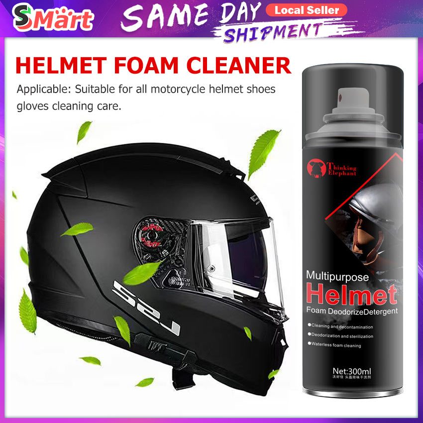 300ML Motorcycle Helmet Cleaner Vehicle Protective Polishing Care ...