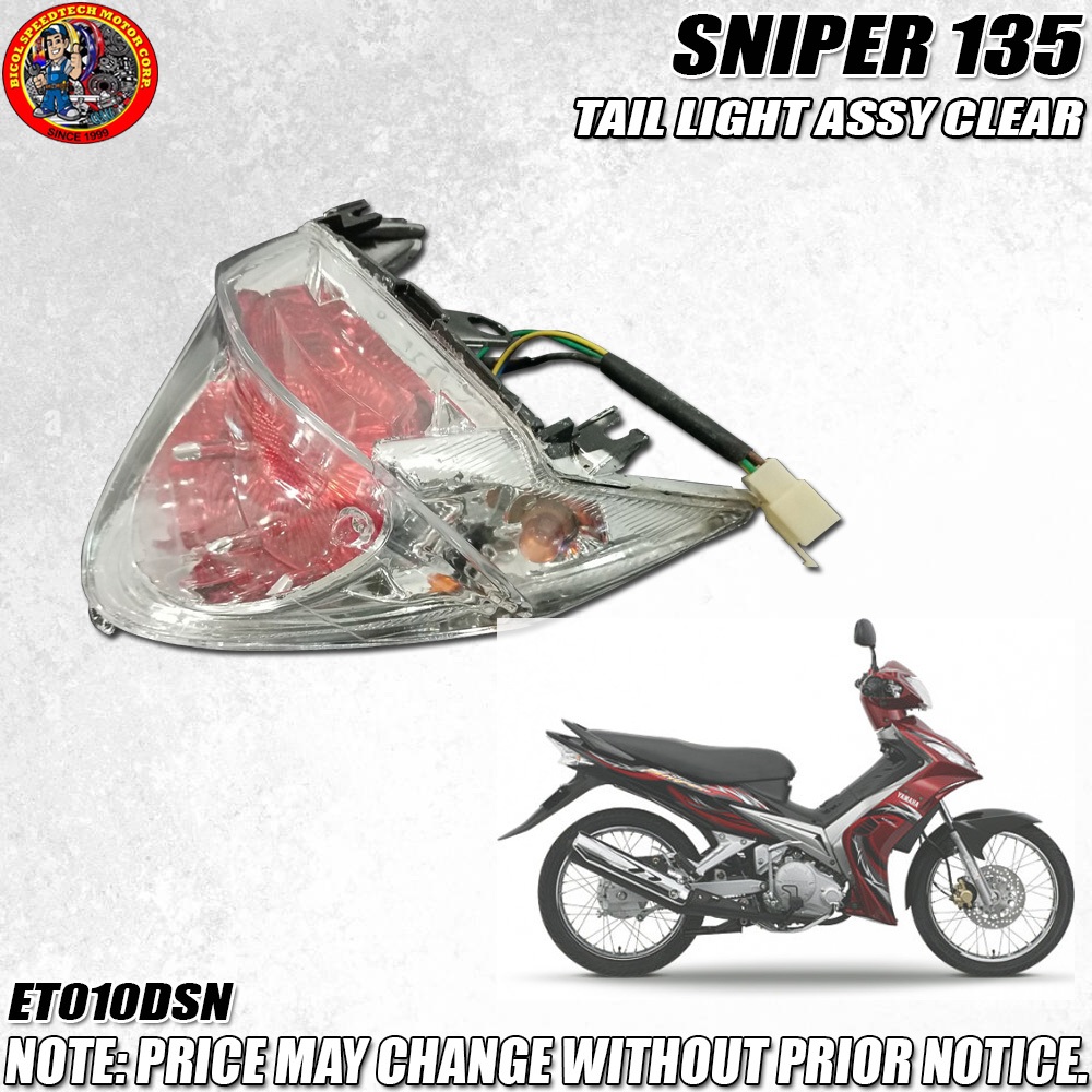 SNIPER 135 TAIL LIGHT ASSY CLEAR (ET010DSN) | Shopee Philippines