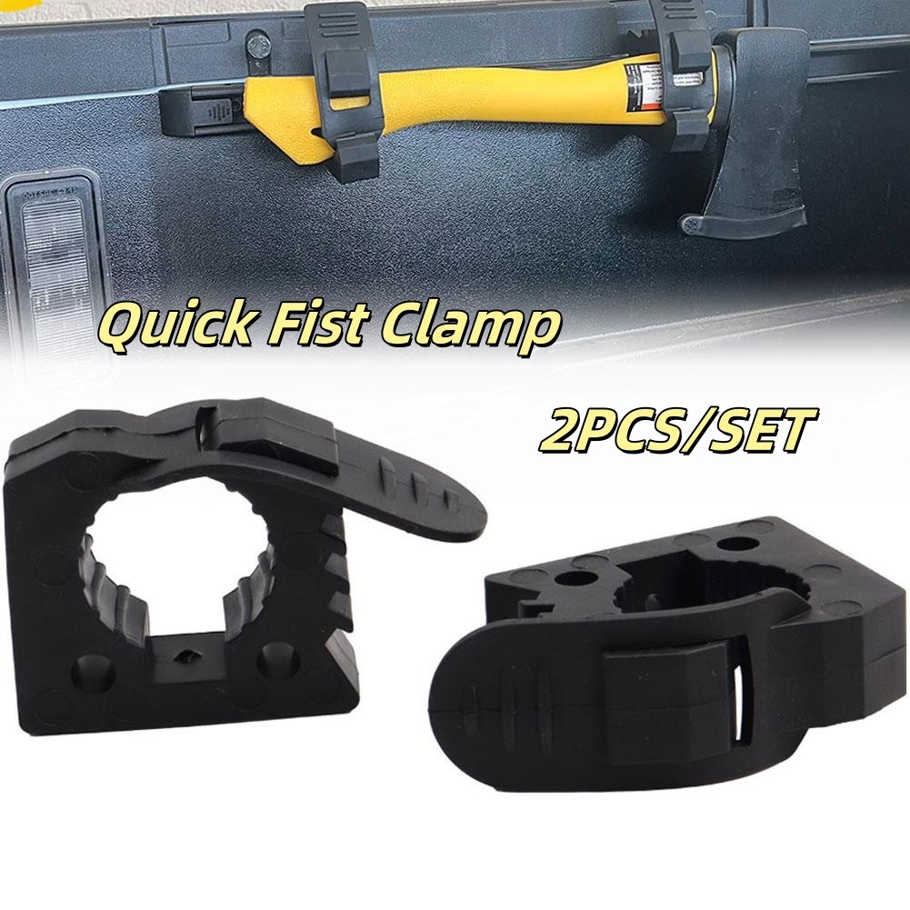2PCS/SET Quick Mount Clamps for 3-4cm Pipe Rubber Retaining Buckle ...