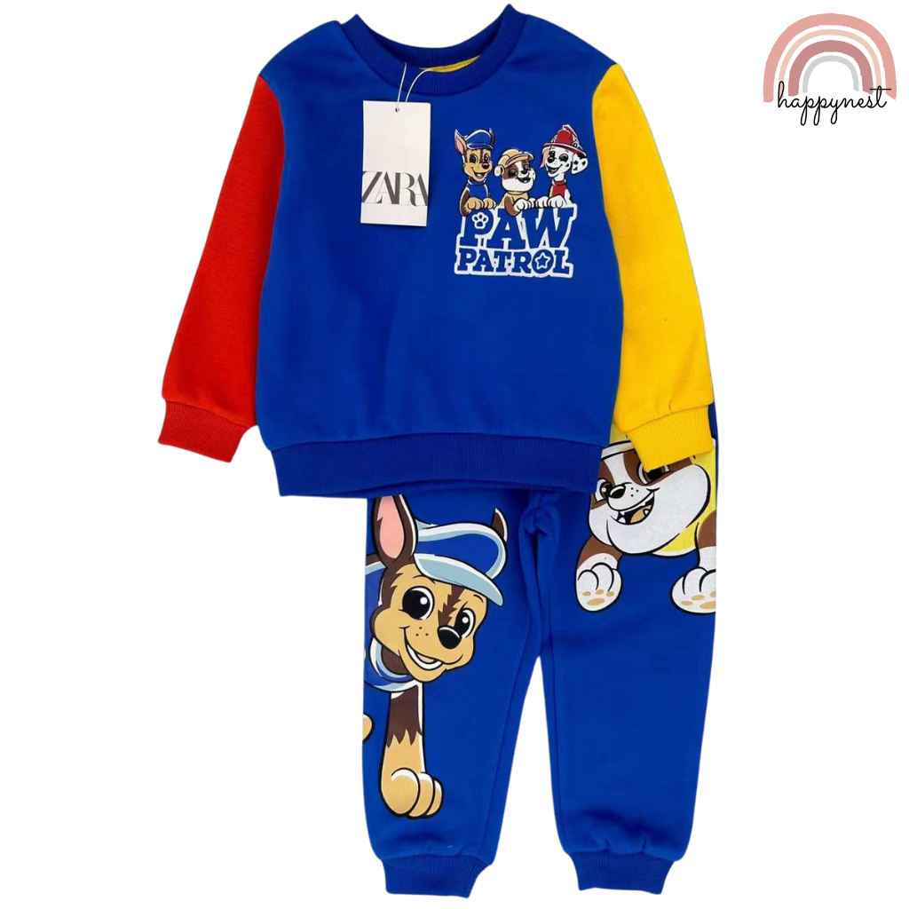 Paw Patrol Coord Tracksuit Blue for Boys Terno OOTD 2-8 Years Old SS258 ...