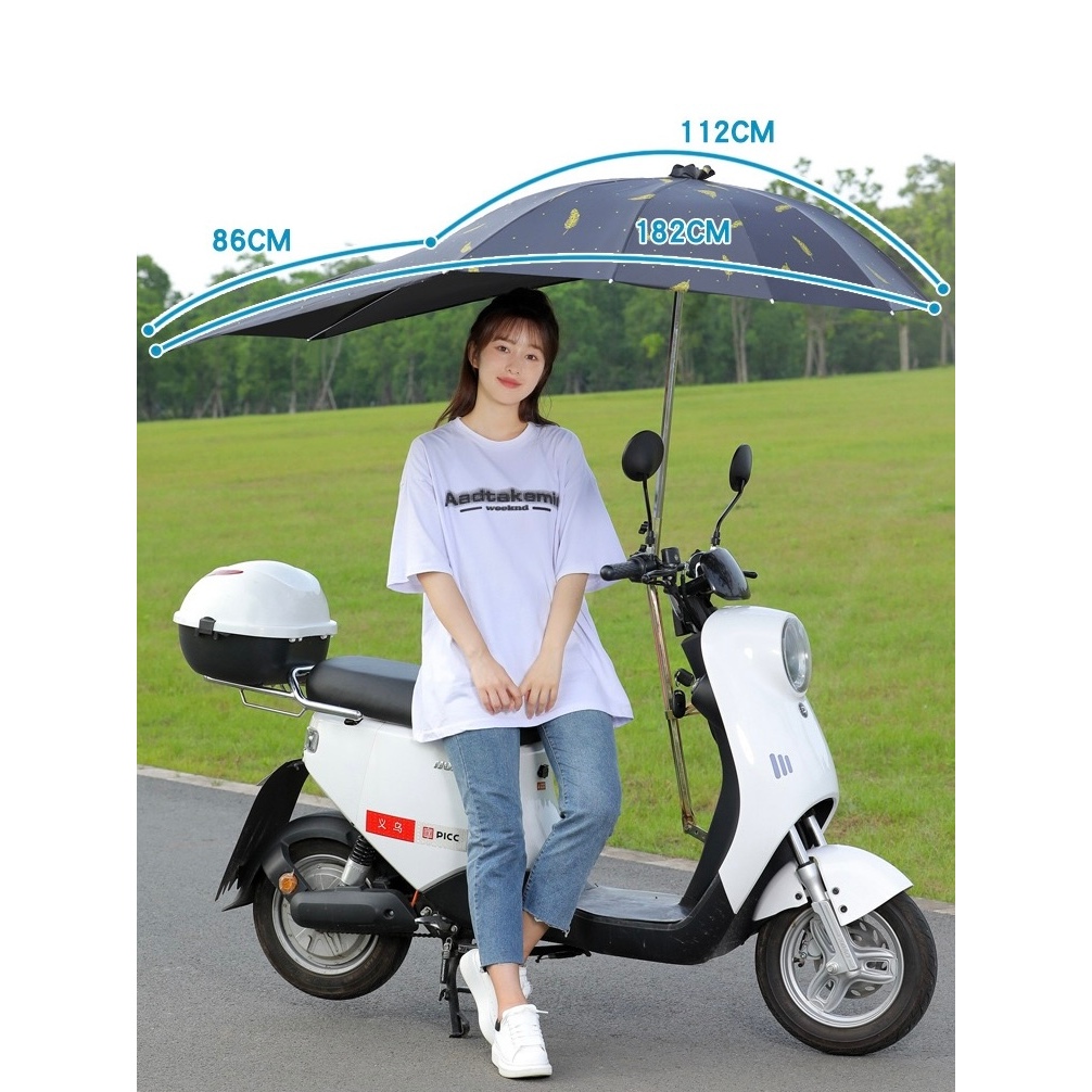 【Ready Stock】Protective Electric Motorcycle Awning motor Canopy Rain ...
