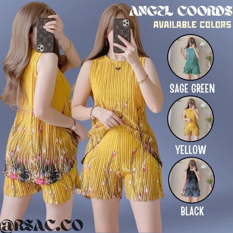 Chic Terno Sleeveless Longback Top & Shorts Set - Stylish Coordinates ...