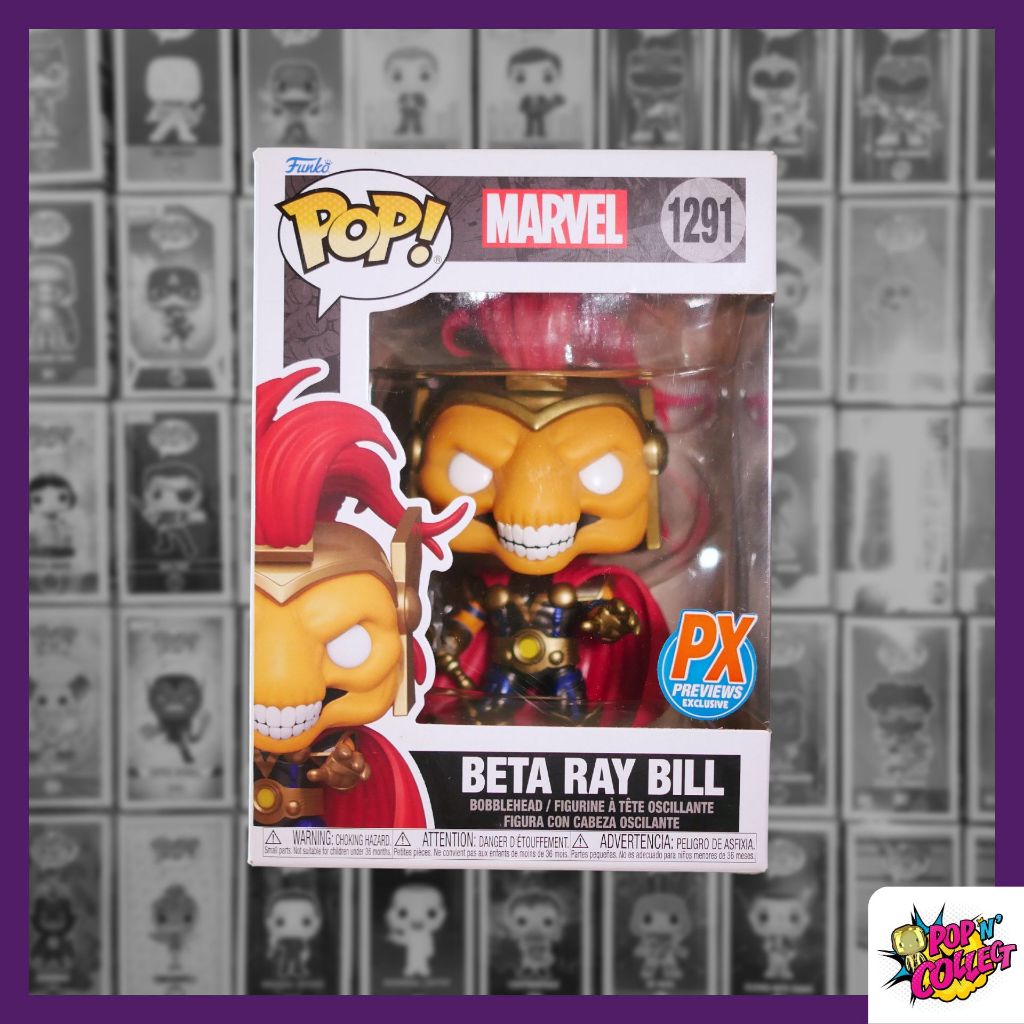 Funko Pop! Marvel - Beta Ray Bill 1291 (PX Exclusive) w/ Free Protector ...