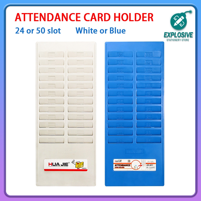 COD attendance card holder time card holder timecard rack 24 pocket ...