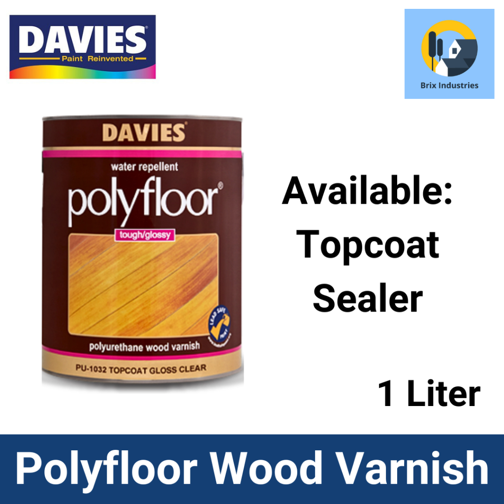 Davies Polyfloor Polyurethane Wood Varnish Topcoat and Sealer w ...