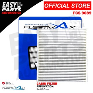 Fleetmax Cabin Filter FCS-9089 Suzuki S-Presso | Shopee Philippines