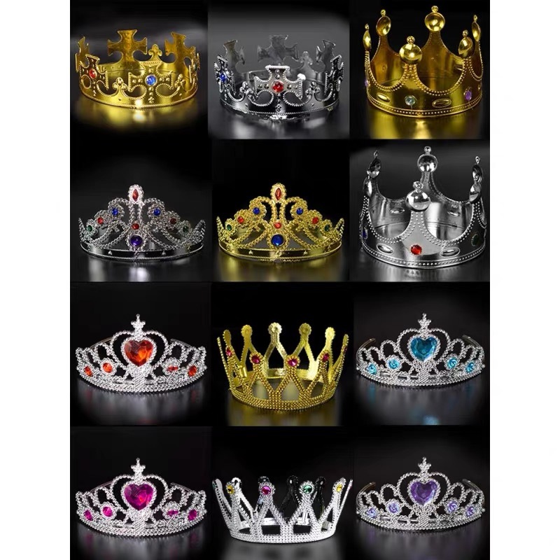 Plastic King Crown Princess Tiara | Shopee Philippines
