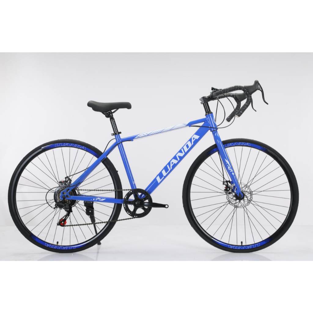 LUANDA 700c road bike adult bike road bike Alloy Wheels 7 speed 700 23C steel Shopee Philippines