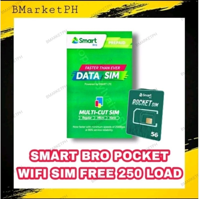 Smart Bro Pocket Wifi Sim ( Fast Delivery ) | Shopee Philippines