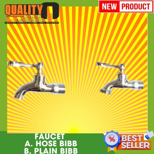 Faucet Hose Bibb Plain Bibb Sunrise | Shopee Philippines
