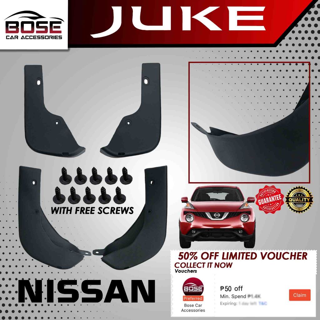 Nissan Juke 2016 Onwards Year Model Mud Guard Mud Flaps Fender Splash ...