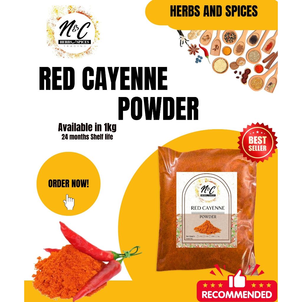 Red Cayenne Powder 100grams, 250gram, 500grams, 1kilogram Herbs ...