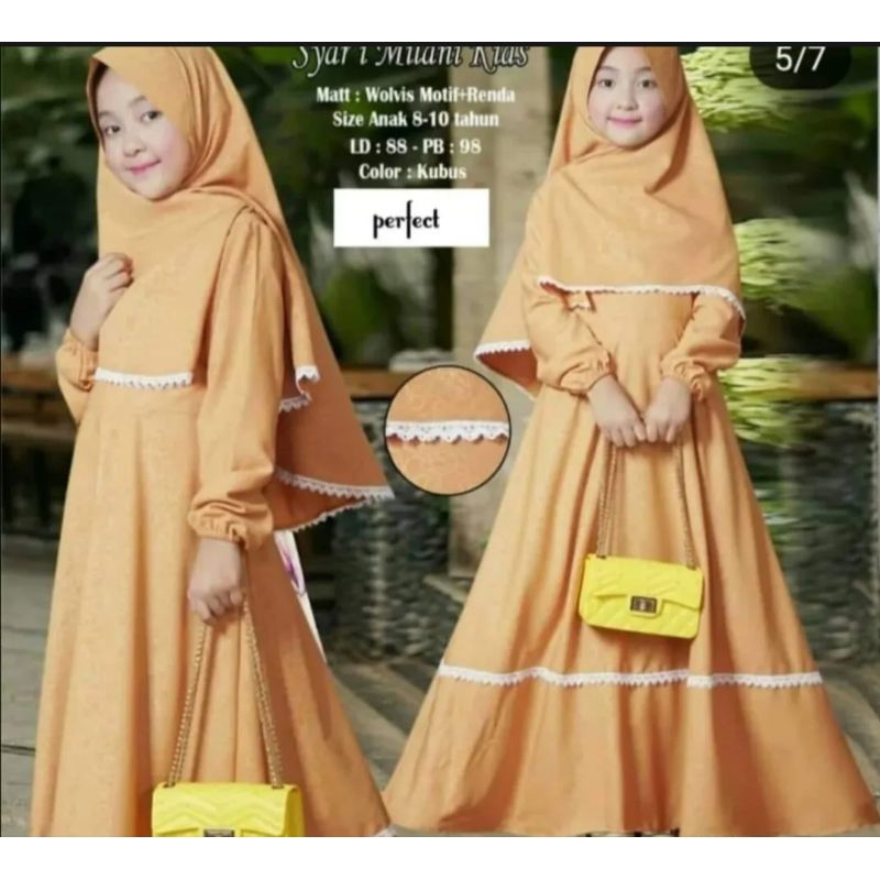 Maxi Dress with hijab set for kids ages 3-5 years old and 6 -7 years old | Shopee Philippines
