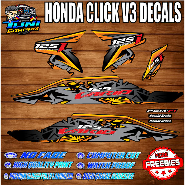 HONDA CLICK VARIO V3 NEW MALAYSIAN DECALS STICKER | Shopee Philippines