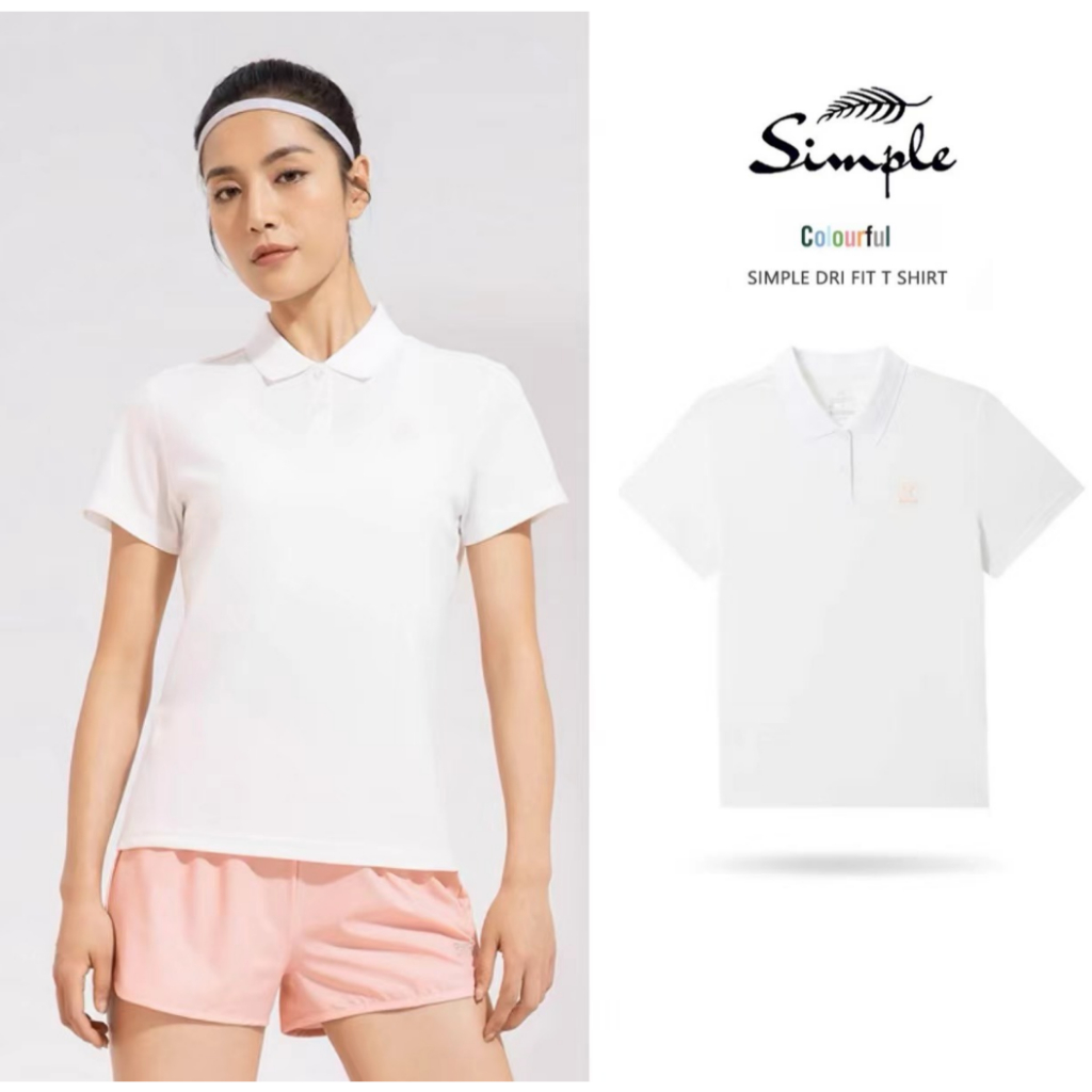SIMPLE women drifit Polo Shirt Unisex Quality fashion t shirt | Shopee ...