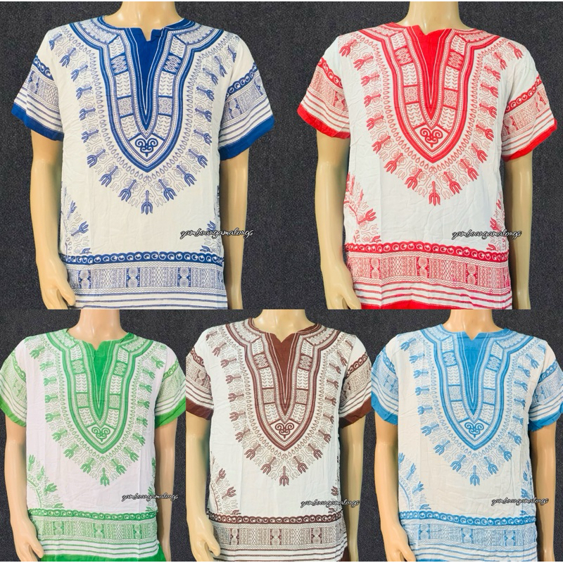 Dashiki African Batik Boho Tribal Shirt Halumna Kukuh Maleo Brand Free ...