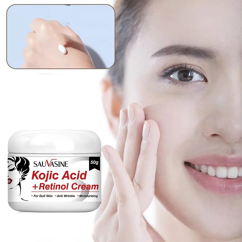 Kojic Acid Cream Whitening Retinol Cream Anti Aging for melasma dark ...