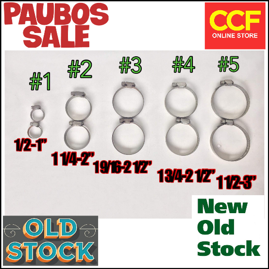 GI Hose Clamp ( Sold per pair / 2 pcs ) | Shopee Philippines