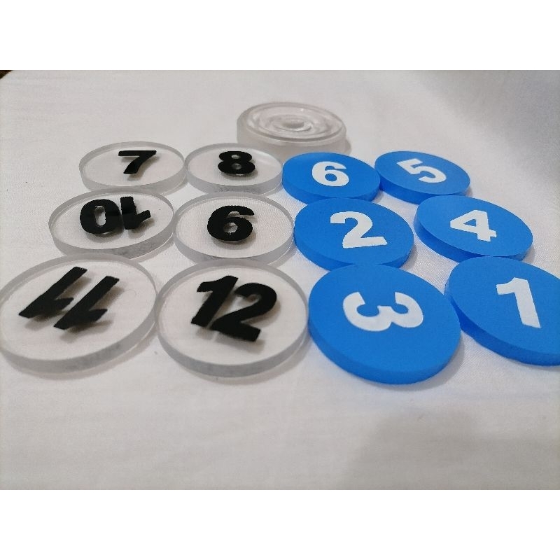 Pool Chips Fiber Glass with Number (Random Colors) | Shopee Philippines