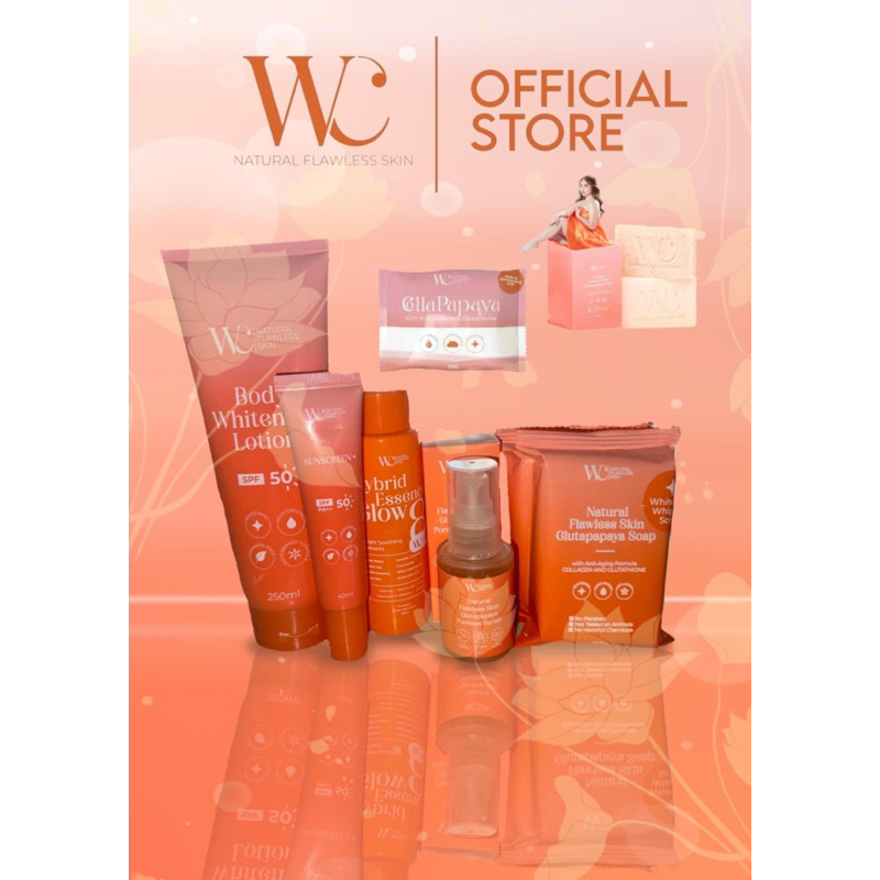 1 set WC NATURAL FLAWLESS SKIN | Shopee Philippines