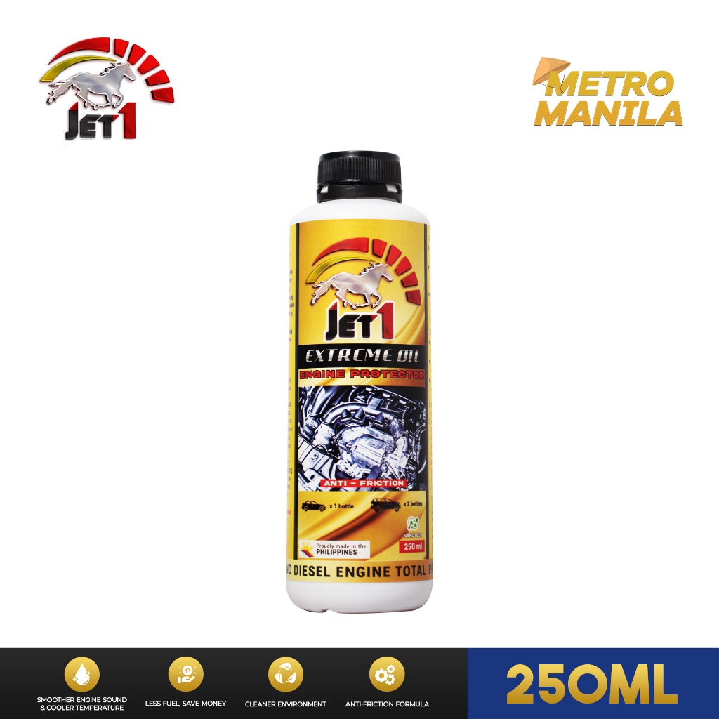 250 ML JET 1 EXTREME ENGINE LUBE OIL TREATMENT ADDITIVES for cars SUV ...
