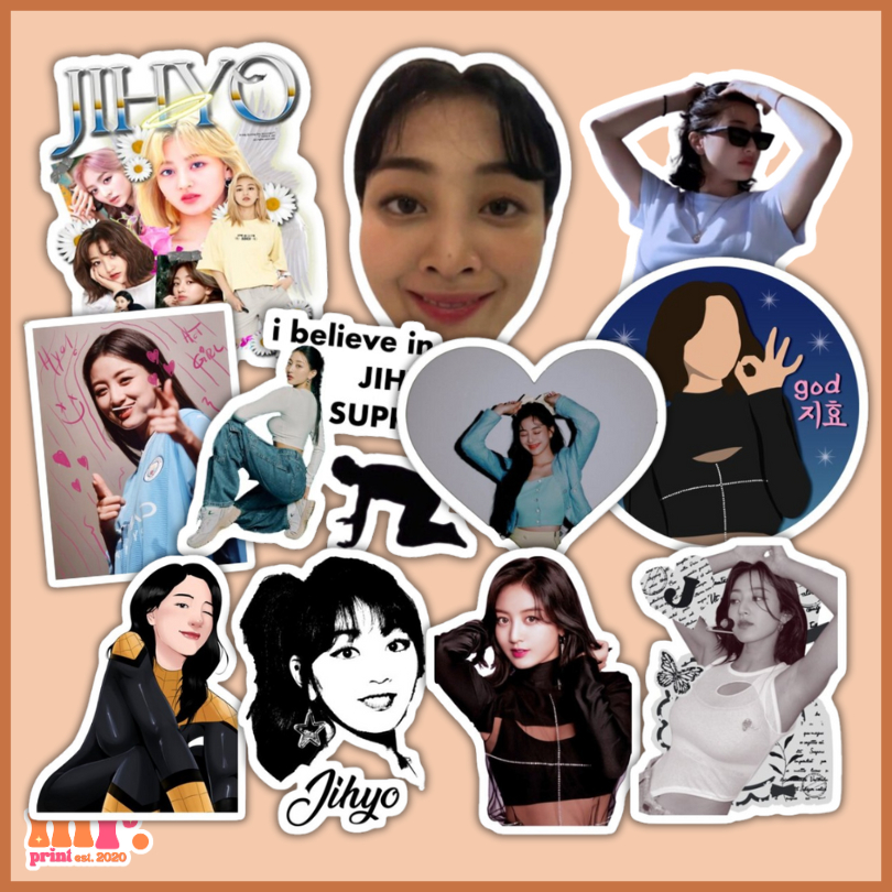 TWICE JIHYO VOL 1 STICKERS PARK JI-HYO KPOP IDOL WATERPROOF STICKERS ...