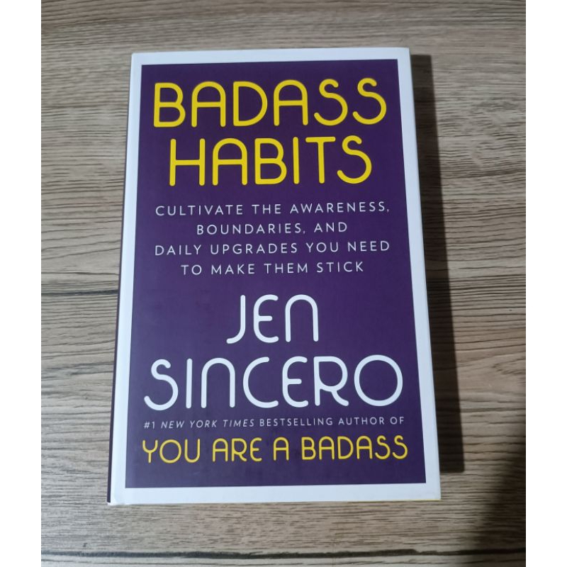 BADASS HABITS by JEN SINCERO (HARDCOVER) | Shopee Philippines
