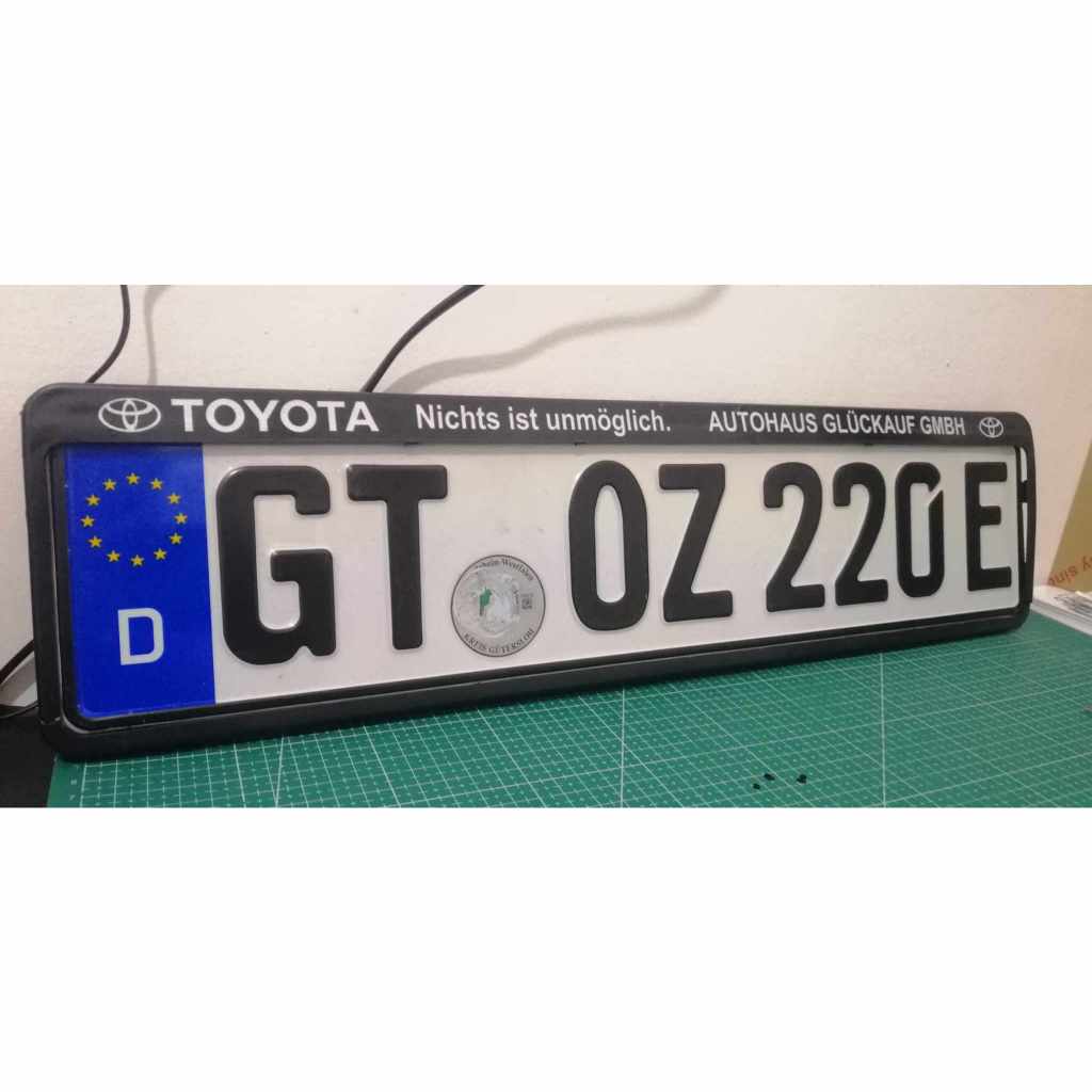 Toyota euro plate holder | Shopee Philippines