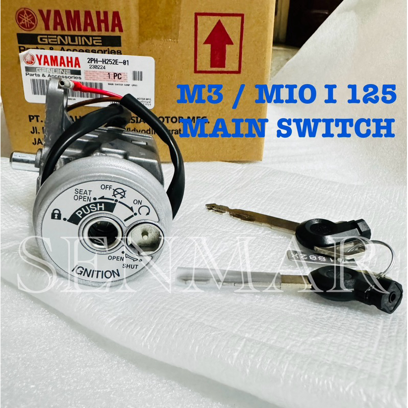 M3 / MIO I 125 MAIN SWITCH / IGNITION SWITCH GENUINE STOCK YAMAHA ...