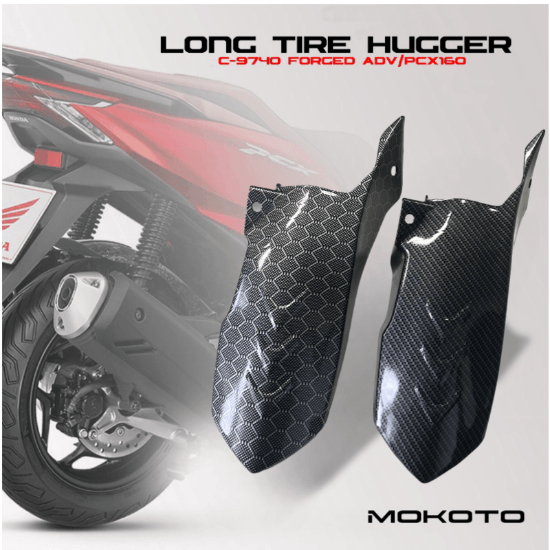 Rear Tire Hugger Honda Click 125i 150i v4/v3/v2 Carbon White For ...