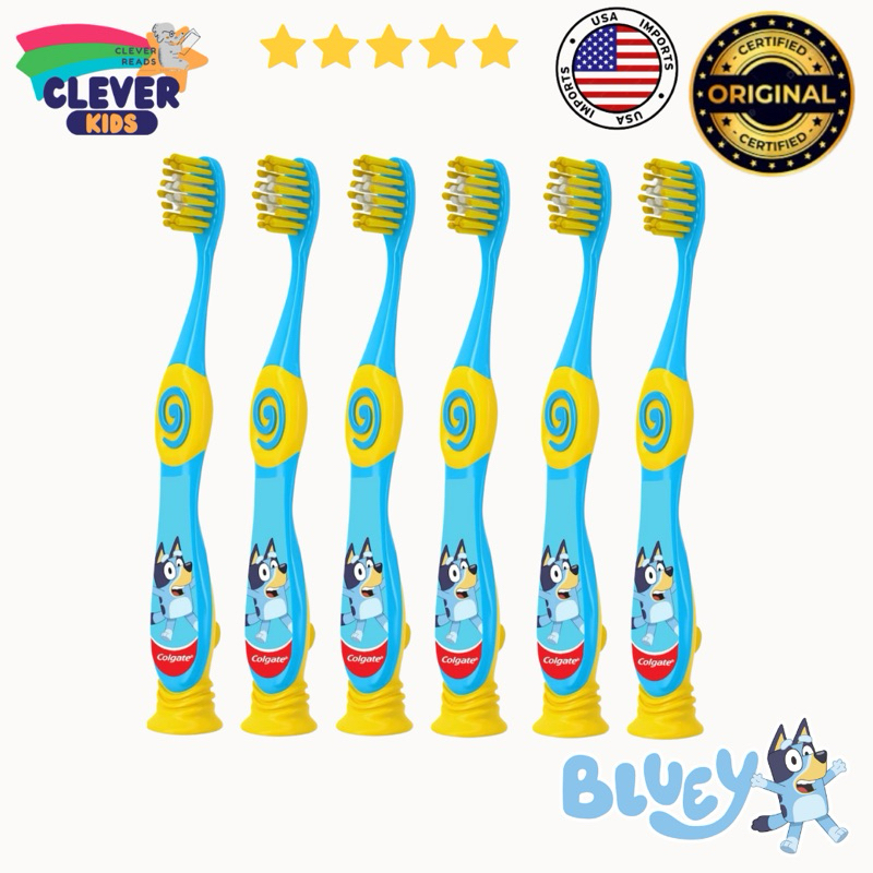 Colgate Bluey Toothbrush for Children with Suction | Shopee Philippines