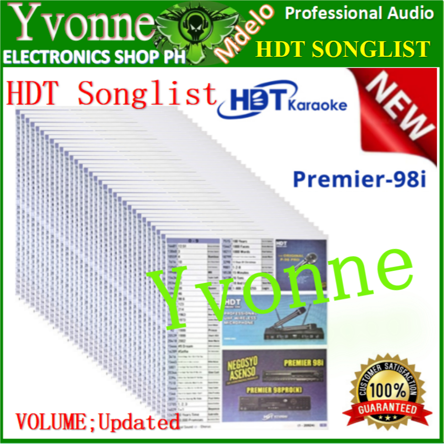 Yvonne SHOP HDT HYUNDAI Songlist For Premier-98i P-98pro Updated ...