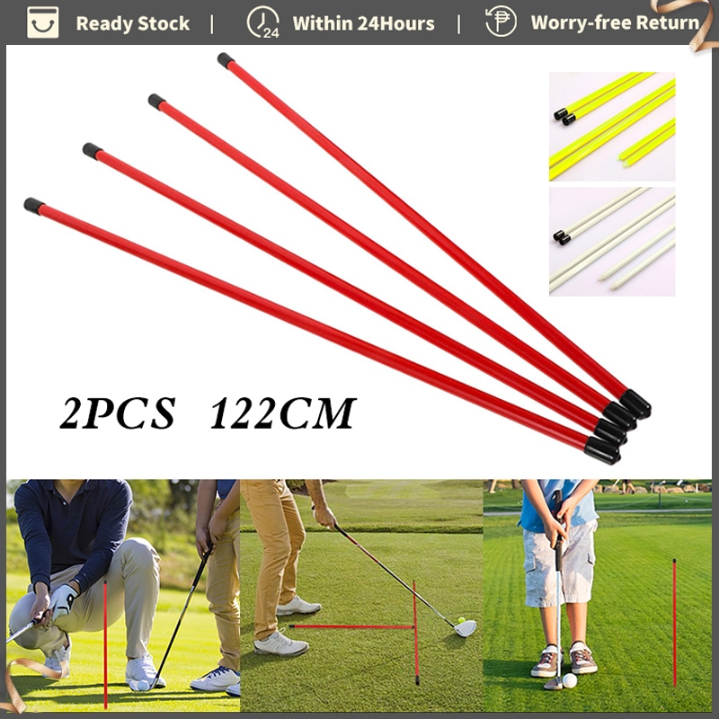 PGM 2pcs Golf Alignment Stick Putting Direction Indicator Golf Training ...