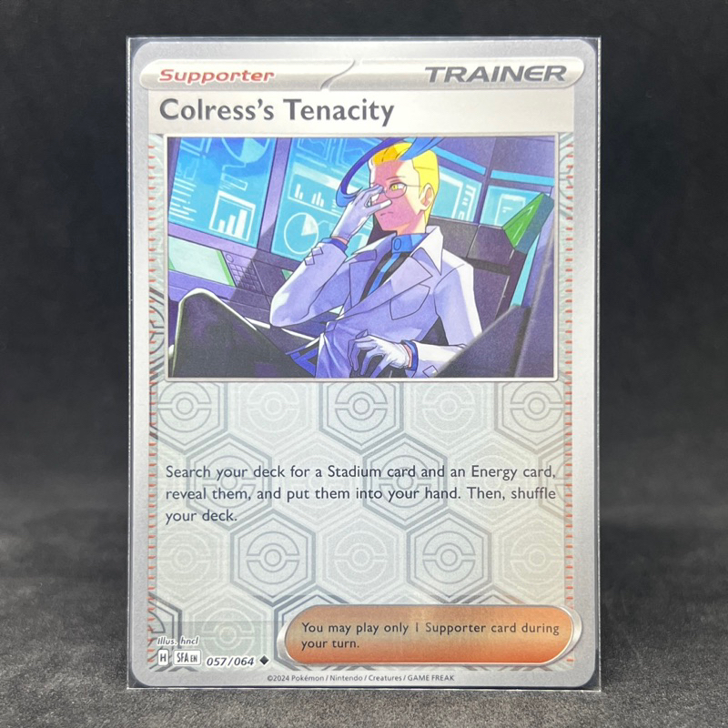Pokemon TCG Colress's Tenacity Reverse Holo 057/064 2024 Scarlet ...