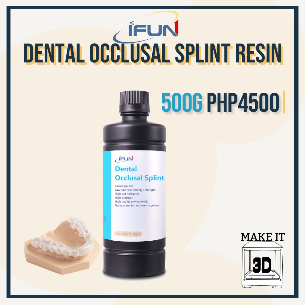 500g iFun Dental Occlusal Splint Resin Biocompatible dental 3D printing ...