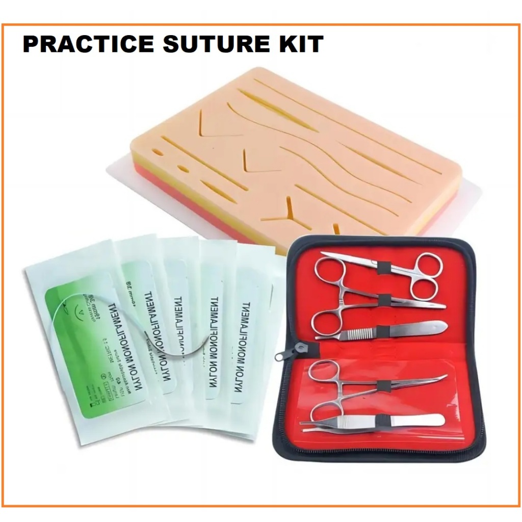 Reusable Surgical Silicone Suture Kit Pad Practice Training Pad ...