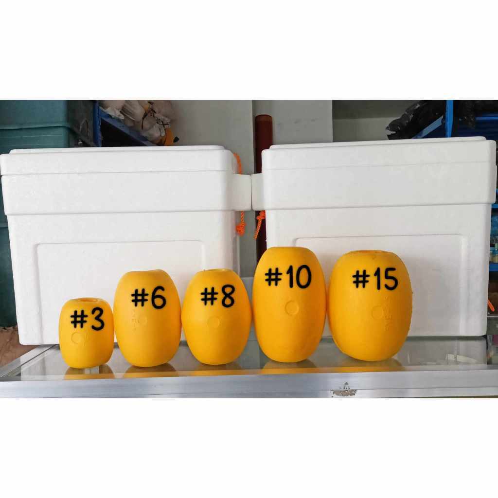 PATAW YELLOW FLOATER #3,#6,#8,#10 and #15 (palutang/gamaw/fishing ...