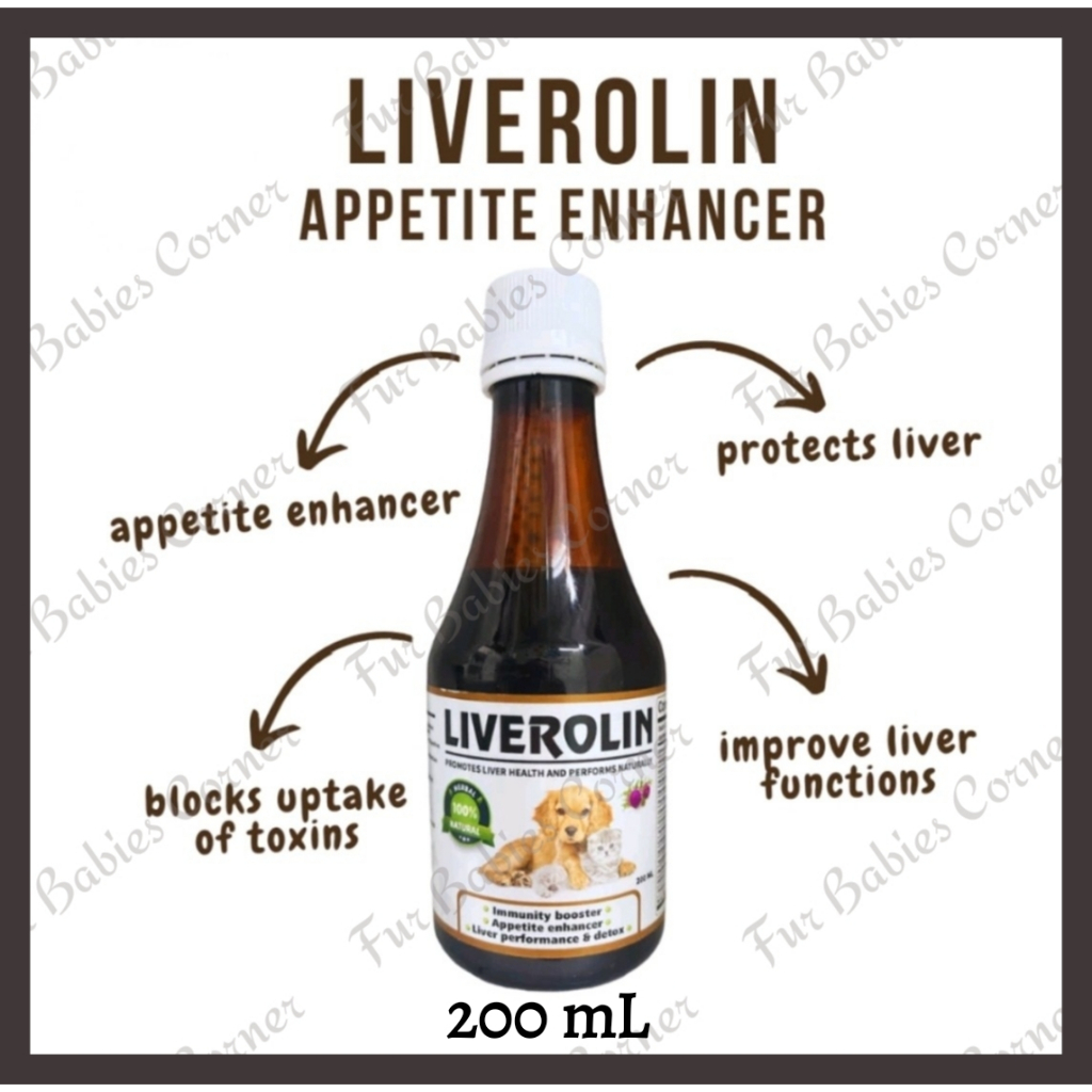 Liverolin Liver Performance Booster & Appetite Enhancer For Dogs & Cats ...