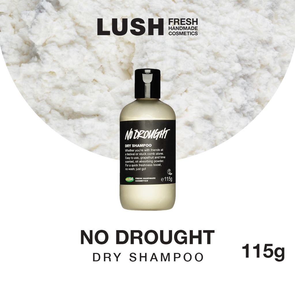 LUSH No Drought Dry Shampoo 115g (Absorbant) (Soft) | Shopee Philippines