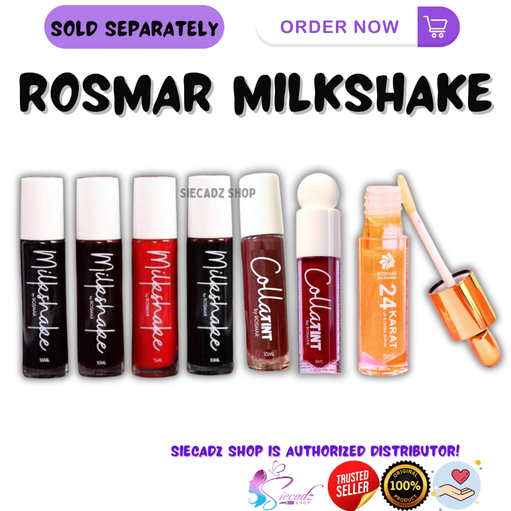 ROSMAR MILKSHAKE Lip Tint & Cheek Tint by RSE 10ml | High Pigmentation ...