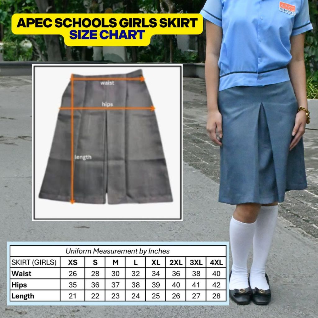 APEC School Uniform Girls Skirt | Shopee Philippines