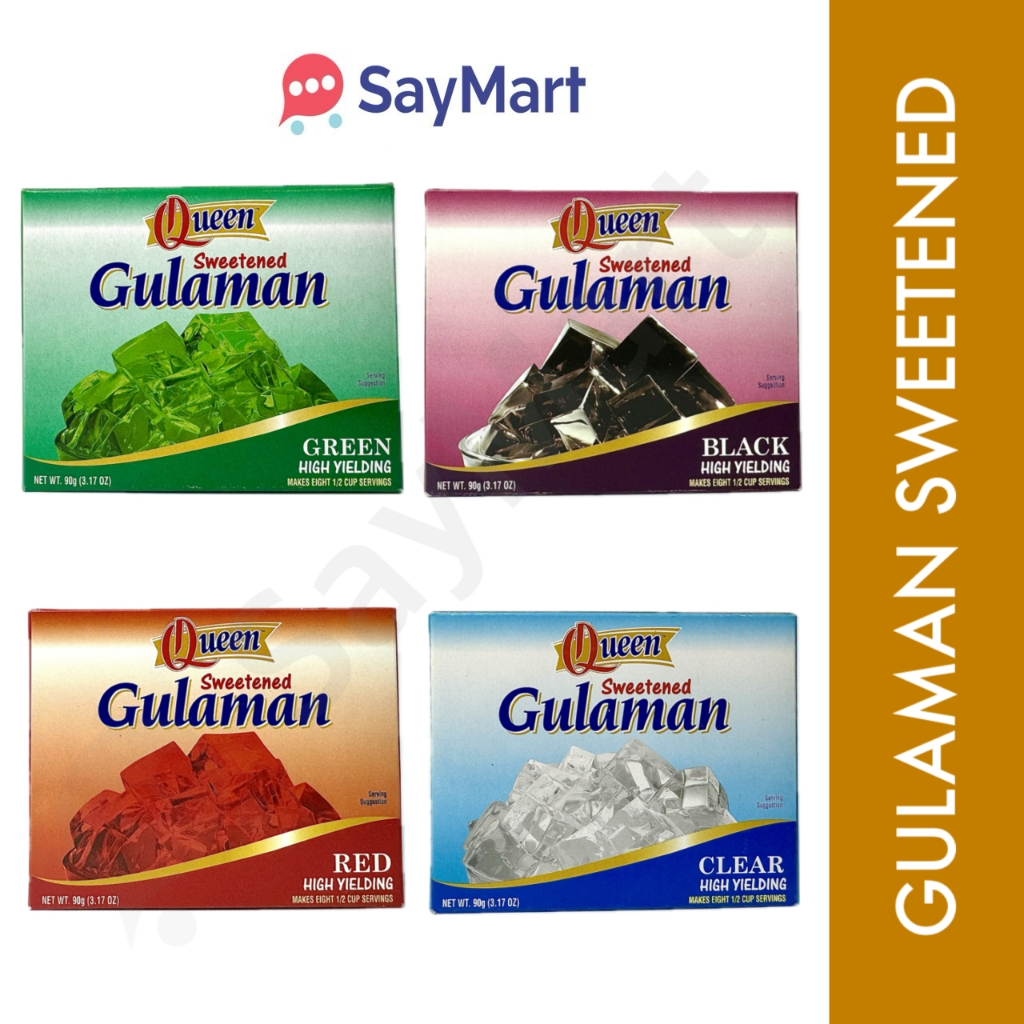 Queen Sweetened Gulaman 90g R/G/C/B | Shopee Philippines