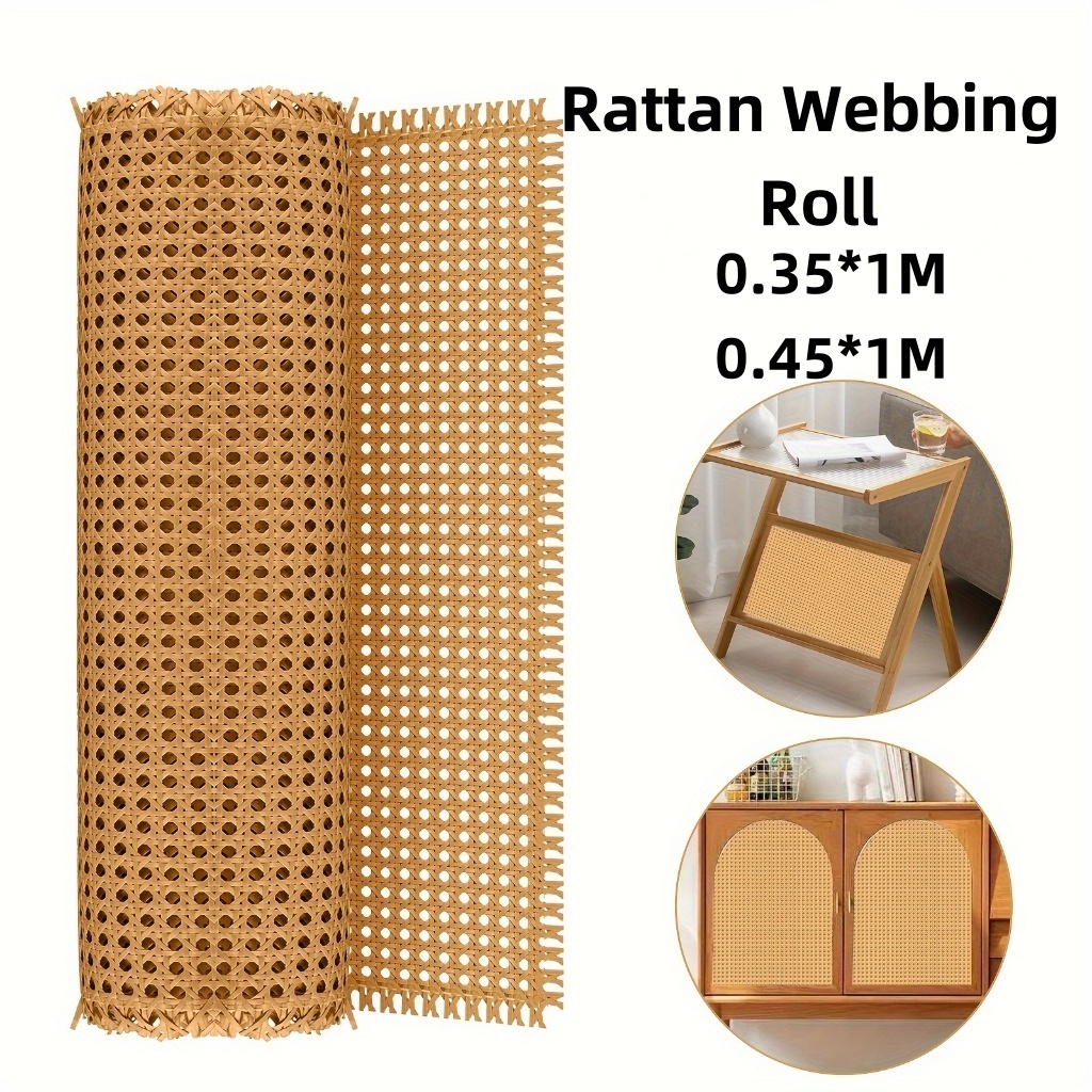Mesh Woven Rattan Core Board Rattan Desk Lamp, Table And Chair ...